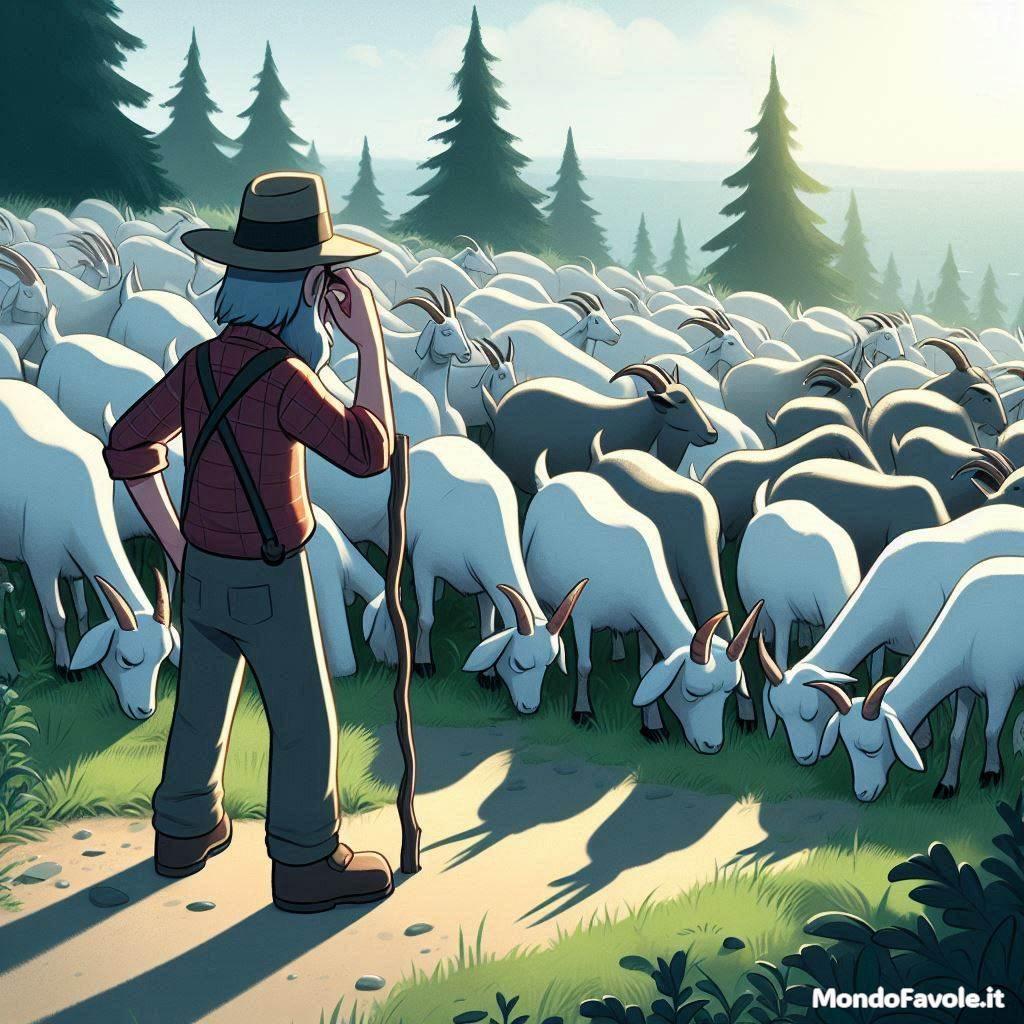 Le capre selvatiche e il capraio - Esopo - MondoFavole.it