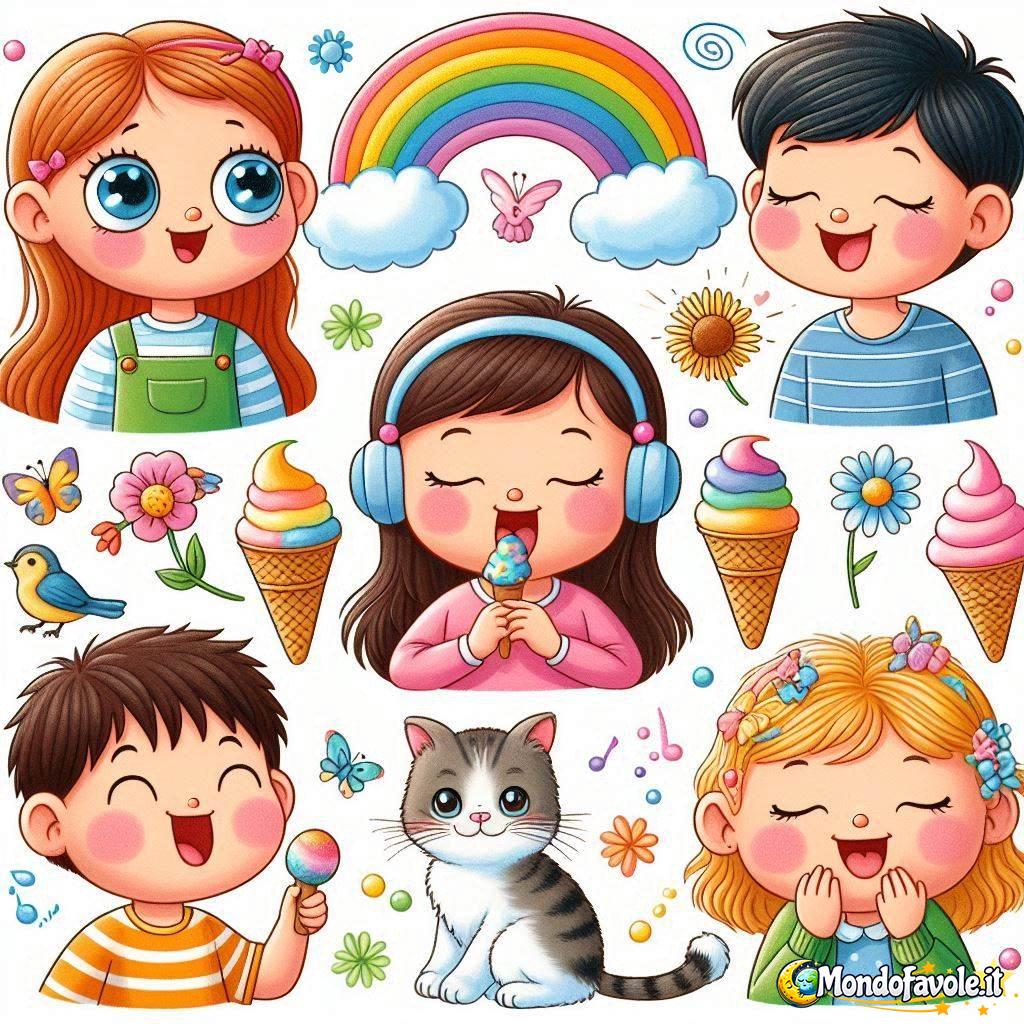 I cinque sensi del corpo umano - Filastrocca - MondoFavole.it