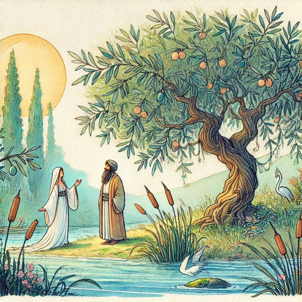 Il giunco e l’olivo - Favola di Tolstoj - MondoFavole.it